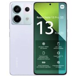 Xiaomi Smartphone "Redmi Note 13 Pro 5G 8+256GB" Mobiltelefone Gr. 256 GB, lila (aurora lila)