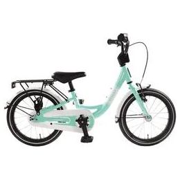 Kinderfahrrad Bachtenkirch "16" Baxi - aqua" Gr. 22, blau (aqua, weiß, aqua), Fahrräder, Kinder, 22cm, 16 Zoll (40,64cm), Alu Kinderfahrrad mit Vollausstattung, erhältlich in 14/16/18 Zoll