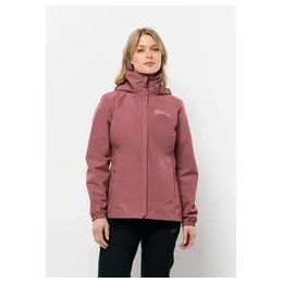 Outdoorjacke Jack Wolfskin "STORMY POINT 2L JKT W" Gr. XXL (48), rot (rot, ochre) Damen Jacken