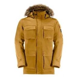 Parka Jack Wolfskin "GLACIER CANYON PARKA" Gr. XL (54/56), gelb (mustard) Herren Jacken