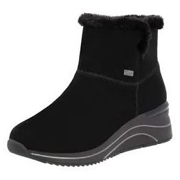 Winterstiefelette Remonte Gr. 44, schwarz Damen Schuhe Keilabsatz, Stiefelette, Winterboots, wasserabweisende TEX-Membran