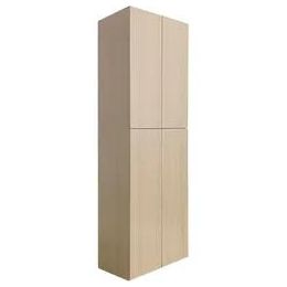 Aktenschrank Inosign "Jarvie" Schränke Gr. B/H/T: 60cm x 180cm x 35cm, 4 St., braun (eichefarben) Mehrzweckschrank, Push-to-open, 5 verstellbare Einlegeböden, 60x180 cm