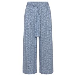 Lascana Hose Damen Gr&ouml;&szlig;e 44 marine / wei&szlig;