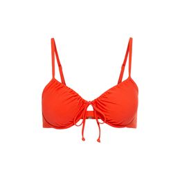 LSCN by LASCANA Bikini Top 'Gina' female size 80 Orange red