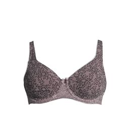 Nuance By Lascana T-Shirt-BH Damen Gr&ouml;&szlig;e 80 dunkelgrau