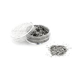 Eulenspiegel Bio-Glitter "Grob", silber