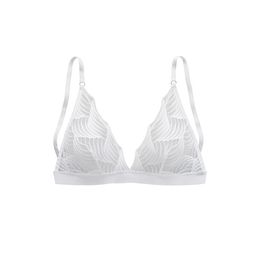 Lascana Bralette 'Marla' weiß Gr. 70 Cup A für Damen. Mit Spitze. Ohne Bügel