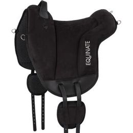 Equinate Reitpad Hamilton aus synthetischem Wildleder schwarz S