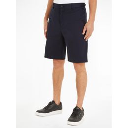 Chinoshorts Calvin Klein "SATEEN STRETCH REGULAR STRAIGHT" Gr. XXXL, N-Gr, blau (night sky) Herren Hosen