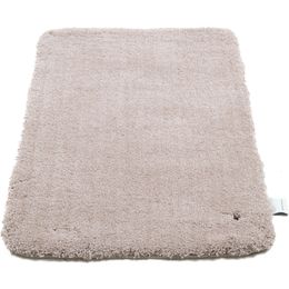 Badematte Tom Tailor "Cozy Bath UNI" Badematten Gr. rechteckig (60cm x 100cm), Polyester, beige Badteppich, Uni Farben, rechteckig, rund und oval erhältlich