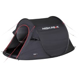 Wurfzelt High Peak "Pop up Zelt Vision 3" Zelte Gr. B/H/L: 180 cm x 100 cm x 235 cm, schwarz