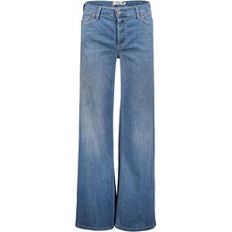 Weite Jeans Please Jeans Gr. L (40), N-Gr, blau (bludenim), Damen, Obermaterial: 98% Baumwolle, 2% Elasthan, Jeans