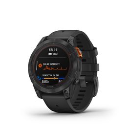 Smartwatch Garmin "FENIX 7 PRO - SOLAR EDITION" Smartwatches grau (dunkelgrau)