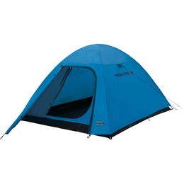 Kuppelzelt High Peak "Kiruna 2" Zelte Gr. B/H/L: 150 cm x 115 cm x 280 cm, blau (blau, grau)