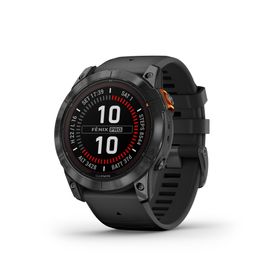 Smartwatch Garmin "FENIX 7X PRO - SOLAR EDITION" Smartwatches grau (dunkelgrau)