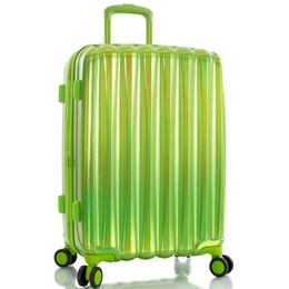 Hartschalen-Trolley Heys "Astro, 66 cm" Gr. B/H/T: 44 cm x 66 cm x 26 cm 68 l, grün (green) Koffer Reisegepäck mittel groß TSA Schloss Volumenerweiterung