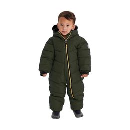 Schneeoverall Killtec "Karter Mini" Gr. 74/80, Normalgrößen, grün (dunkelgrün), Kinder, 100% Polyester, Overalls