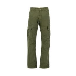 Cargohose Alpha Industries "Alpha Industries Men - Pants Agent Pant" Gr. 28, Normalgrößen, grün (dark olive) Herren Hosen