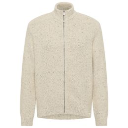 Sweater Mustang "Strickjacke" Gr. L, weiß (offwhite) Herren Sweatshirts