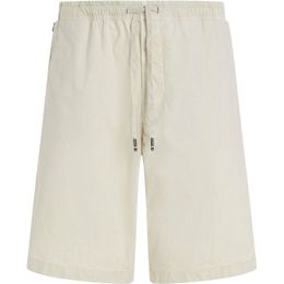 Shorts Tommy Hilfiger "HARLEM PO DRWS PAPERTOUCH GMD" Gr. 34, N-Gr, braun (bleached stone) Herren Hosen mit Eingriffstaschen