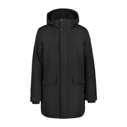 Funktionsparka Icepeak "H PARKA ALAMOS" Gr. 54, schwarz, Herren, Obermaterial: 100% Polyester. Futter: 100% Polyester. Wattierung: 100% Polyester, Jacken