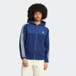 Kapuzensweatshirt adidas originals "Fleece hoodie" Gr. XL, blau (night indigo) Herren Sweatshirts