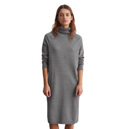 Marc O'Polo Strickkleid MARC O'POLO DENIM "aus Organic Cotton-Mix" Gr. S, Normalgrößen, grau Damen Kleider