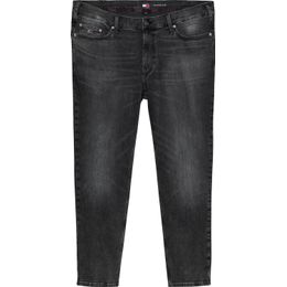 Slim-fit-Jeans Tommy Jeans PLUS "SCANTON SLIM DH1285" Gr. 44, N-Gr, schwarz (denim black) Herren Jeans Große Größen