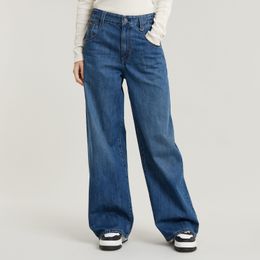 G-Star Raw Weite Jeans G-STAR "Skater High Loose Wmn" Gr. 26, Länge 30, blau (faded blue glacier) Damen Jeans