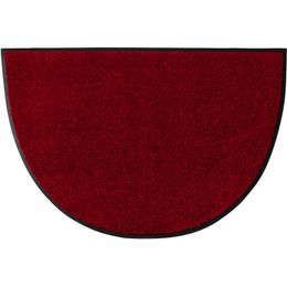 Fußmatte Salonloewe Teppiche Gr. B: 75cm, 7mm, L: 50cm, rot (weinrot)