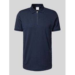 Selected Homme Poloshirt mit kurzem Reißverschluss Modell 'FAVE'