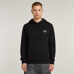 G-Star Raw Logo Hoodie - Schwarz - Herren