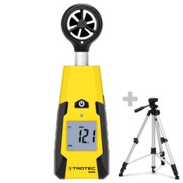 TROTEC Flügelrad-Anemometer BA06 + Dreibein-Universalstativ