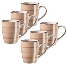 Mäser Kaffeebecher 38 cl, 6-er Set, BEIGE