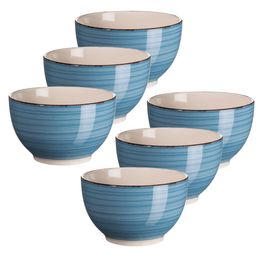 Mäser Müslischale 14 cm, 6-er Set, DUNKELBLAU