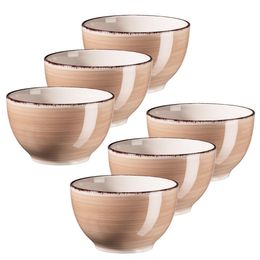 Mäser Müslischale 14 cm, 6-er Set, BEIGE