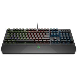 HP Tastatur QWERTZ Deutsch mit Hintergrundbeleuchtung Gaming-Keyboard 800