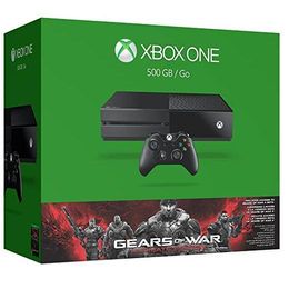 Microsoft Xbox One 500GB - Schwarz - Limited Edition Gears of War Ultimate + Gears of War Ultimate