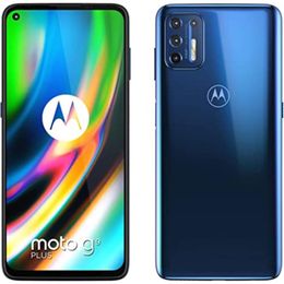 Motorola Moto G9 plus 128GB - Blau - Ohne Vertrag - Dual-SIM