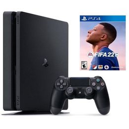 Sony PlayStation 4 Slim 500GB - Schwarz + FIFA 22