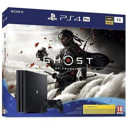 Sony PlayStation 4 Pro 1000GB - Schwarz + Ghost of Tsushima