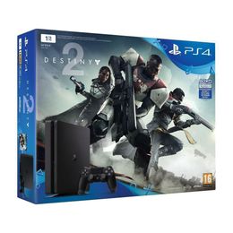 Sony PlayStation 4 Slim 1000GB - Schwarz + Destiny 2