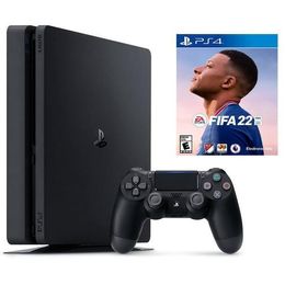 Sony PlayStation 4 Slim 1000GB - Schwarz + FIFA 22