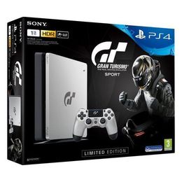 Sony PlayStation 4 Slim 1000GB - Weiß - Limited Edition Gran Turismo Sport