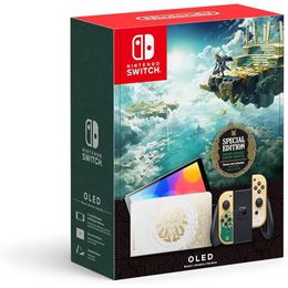 Nintendo Switch OLED 64GB - Gold - Limited Edition The Legend Of Zelda Tears Of The Kingdom