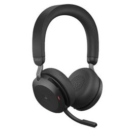 Jabra Evolve 2 75 Kopfhörer Noise cancelling mit Mikrofon - Schwarz