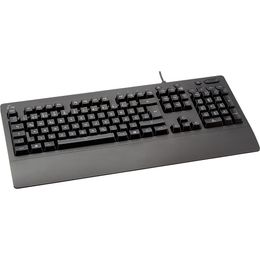 Logitech Tastatur QWERTZ Deutsch mit Hintergrundbeleuchtung g213