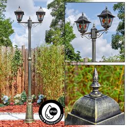 hofstein Chatelain Kandelaber Gold, Schwarz, 2-flammig