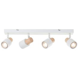 BRILLIANT LEUCHTEN Brilliant Pini Deckenstrahler Weiß, 4-flammig