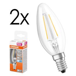 hofstein LED E14 2er Set 2,5 Watt 4000 Kelvin 250 Lumen